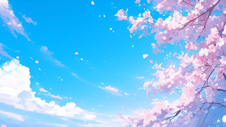 【フリー素材】桜と青空(8枚)