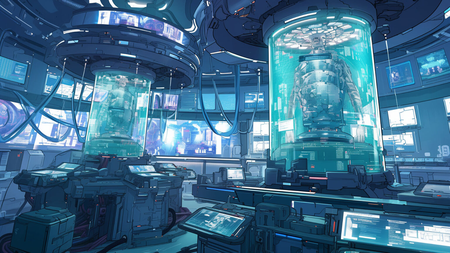 【フリー素材】クローン研究所（6枚）