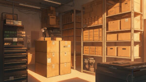 【フリー素材】怪しいビルの一室（4枚）