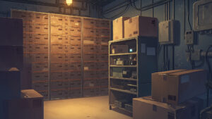 【フリー素材】怪しいビルの一室（4枚）