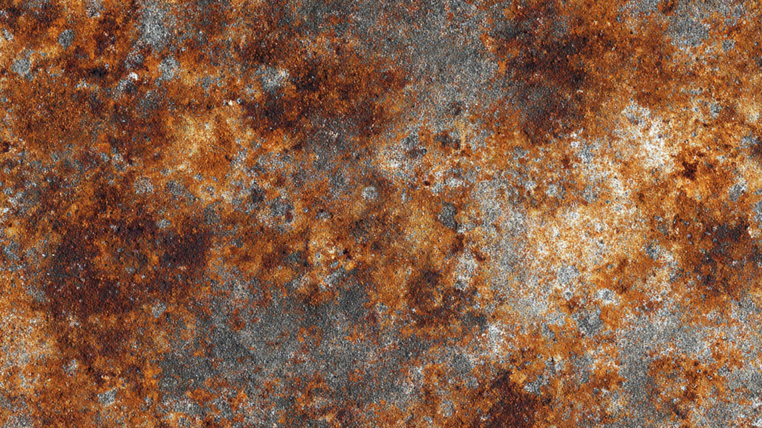 【フリー素材】錆びた金属の質感テクスチャ（平面）（3枚）
