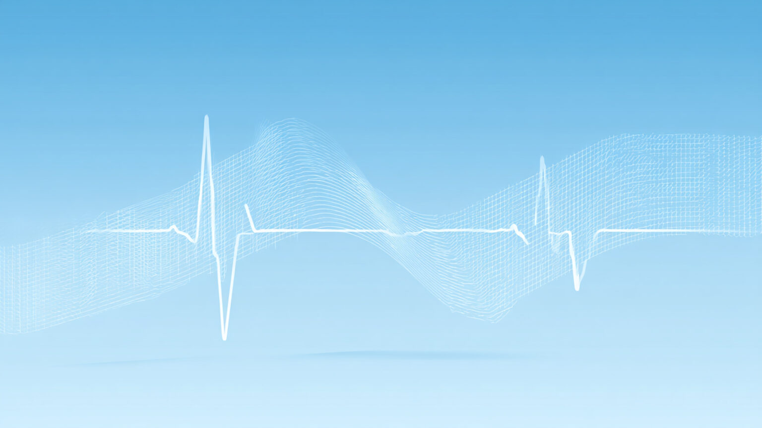 【フリー素材】きれいな心電図風背景（3枚）